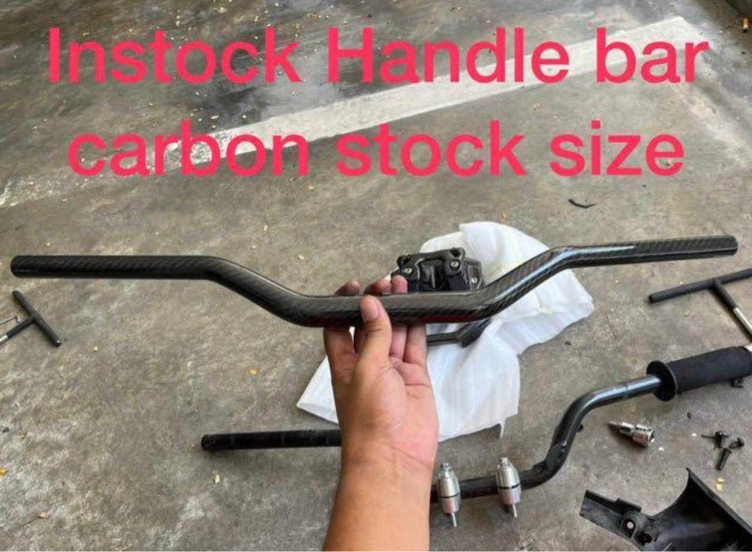 Xmax / nmax naked handle bar carbon kevlar ori. Not lay over or water ...