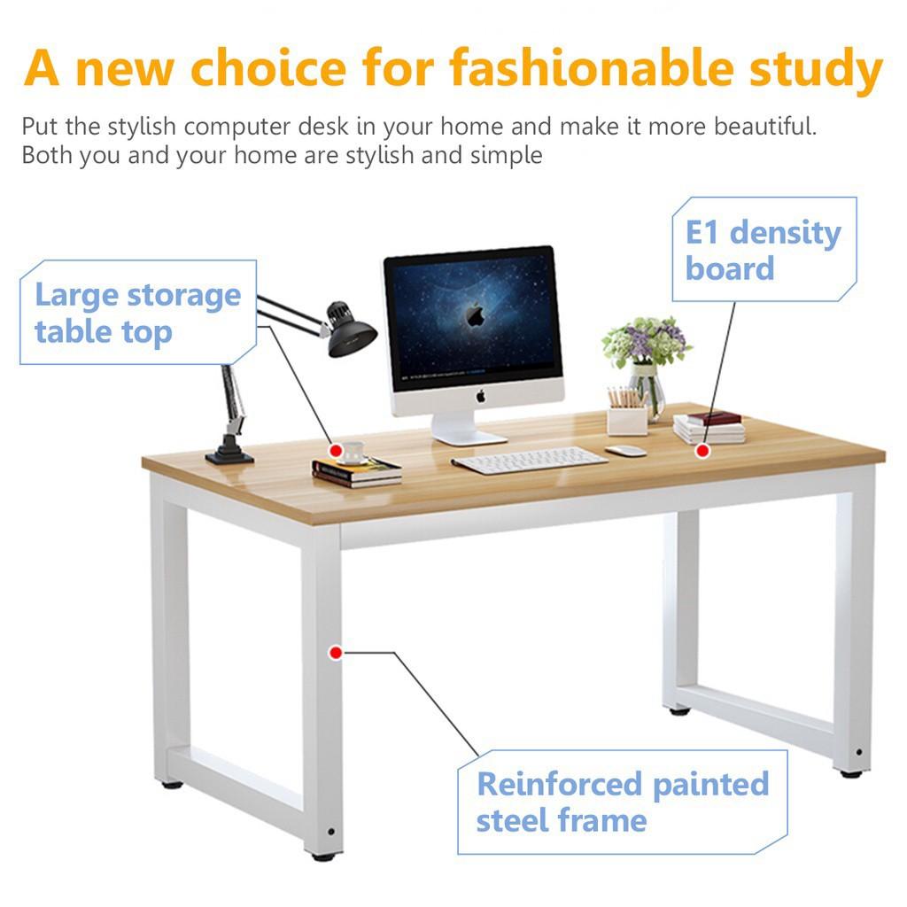 140cm Study Table Meja Belajar, Furniture & Home Living, Furniture ...