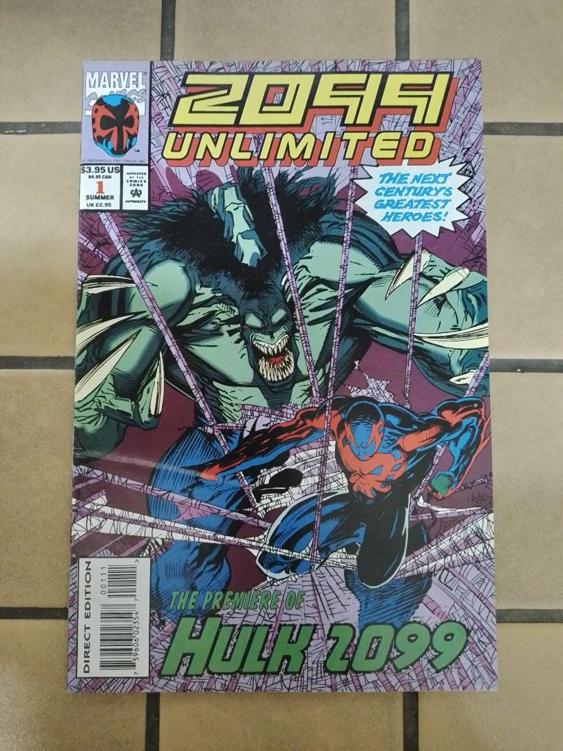 1st app Hulk 2099 ! 2099 Unlimited #1 ( Chris Wozniak - Cover Art ) Marvel Comic, Hobbies & Toys ...