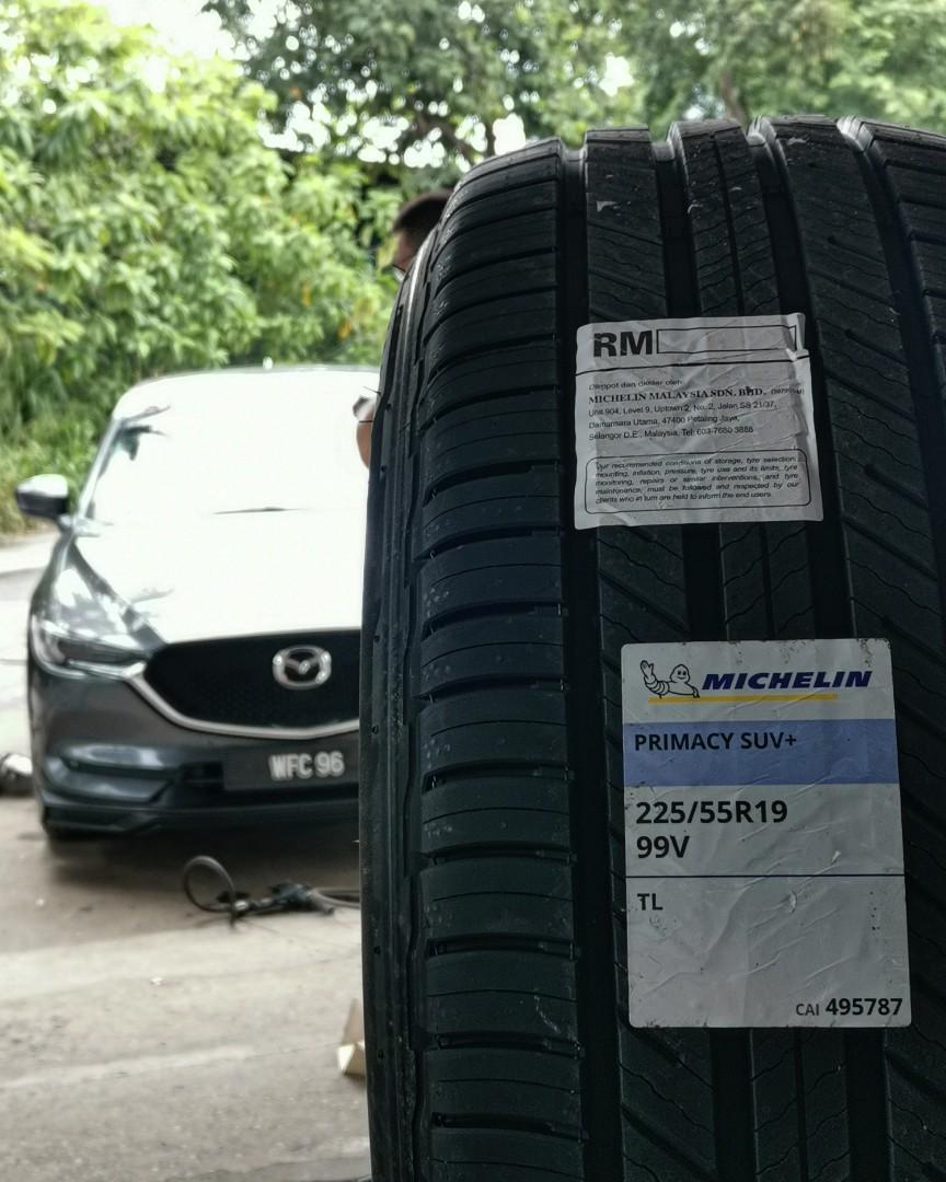 225 55 19 MICHELIN PRIMACY SUV PLUS + NEW 2022 TYRE TIRE MAZDA CX5 PROTON X70 NEW TOYOTA HONDA ...