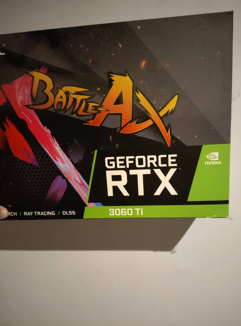 3060ti 8gb BattleAx for sale/swap, Computers & Tech, Parts ...