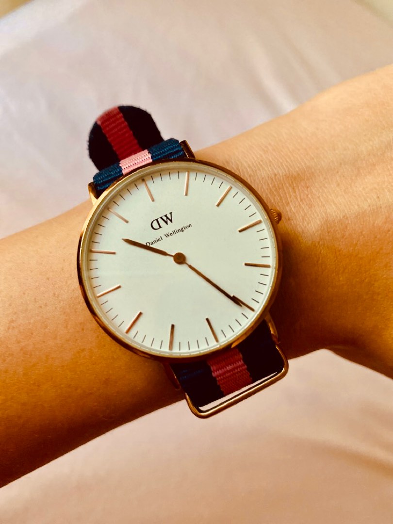 36mm Daniel Wellington DW watch 手錶 rose gold, 女裝, 手錶及配件, 手錶 - Carousell