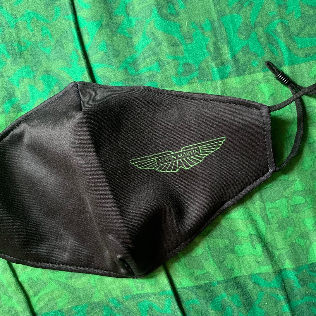 全新 ASTON MARTIN Fabric Mask 布料 可重用 口罩（附濾片）, 健康及營養食用品, 口罩、面罩 - Carousell