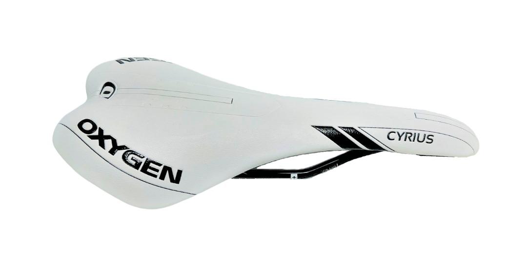 全新 Oxygen Cyrius 鉻鉬弓 超輕量 坐墊/座墊 - 白紅, 體育器材, 自行車及配件, 單車在旋轉拍賣