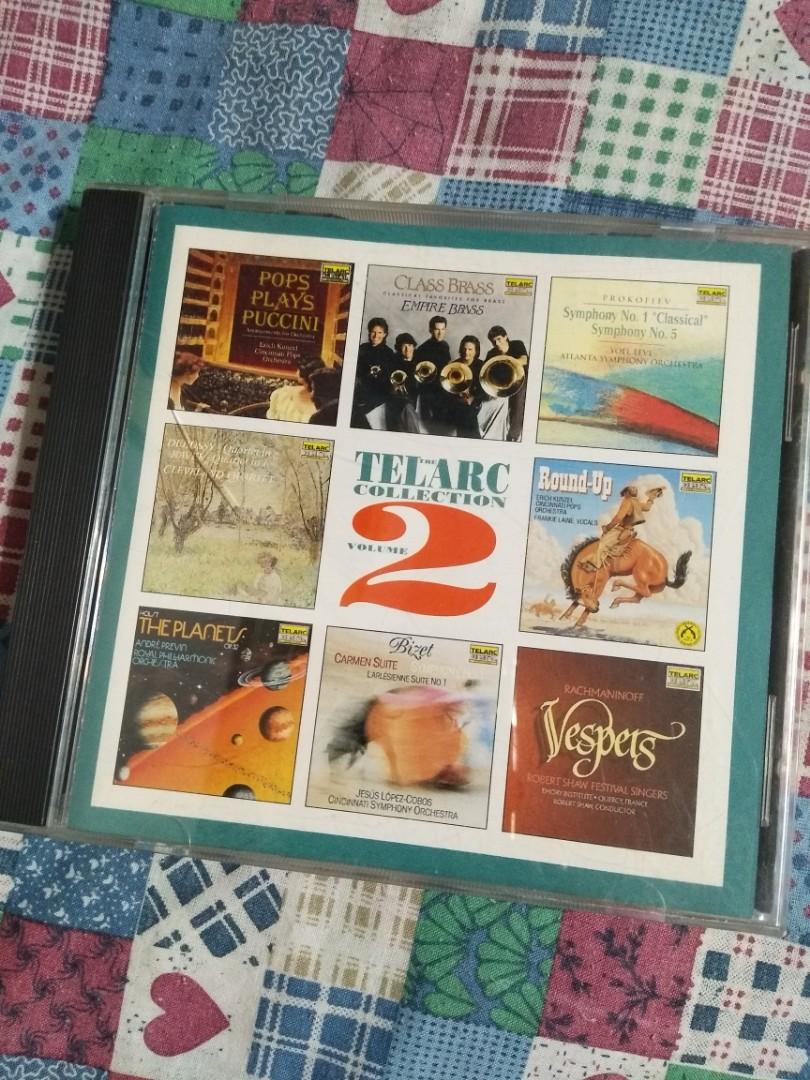 美版 THE TELARC COLLECTION VOL.2 CD 舊版 1992年 試音天碟, 興趣及遊戲, 音樂、樂器 & 配件, 音樂與 ...