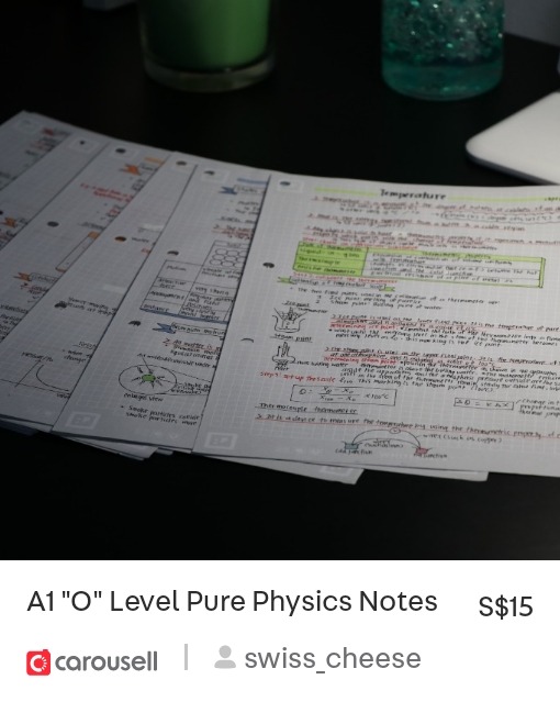 A1 "O" Level Pure Physics Notes, Hobbies & Toys, Stationery & Craft ...