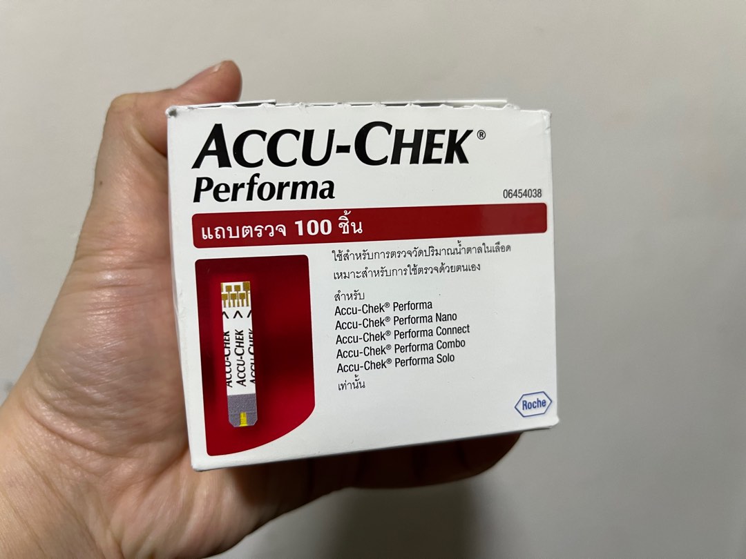 Accu-Chek Performa Test Strips, Health & Nutrition, Health Monitors ...
