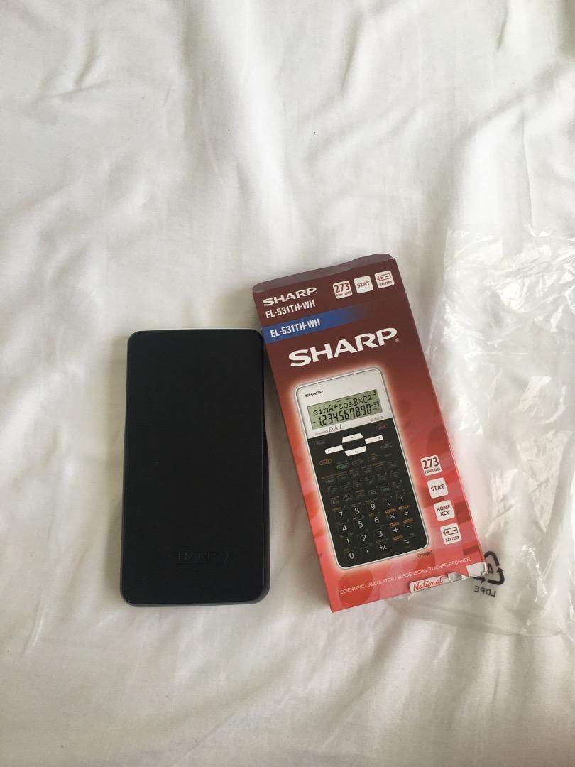 Aesthetic Sharp EL-531TH-WH Calculator, Computers & Tech, Office & Business Technology on Carousell
