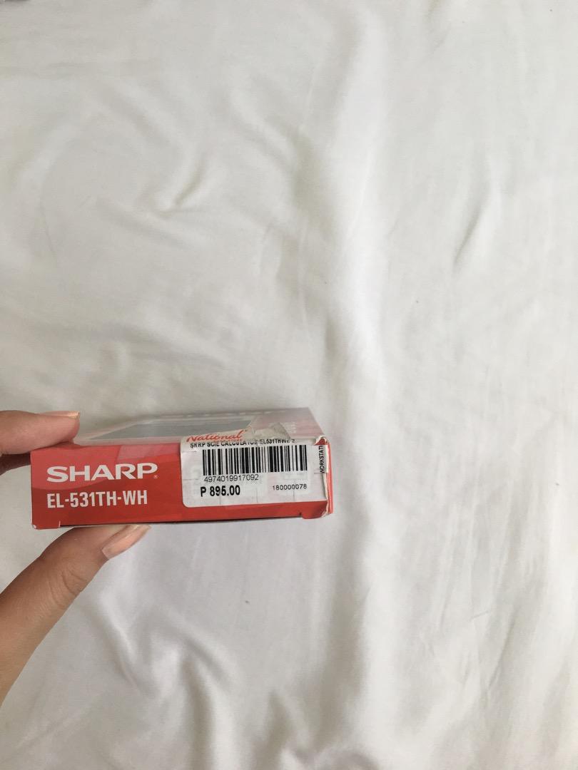 Aesthetic Sharp EL-531TH-WH Calculator, Computers & Tech, Office & Business Technology on Carousell