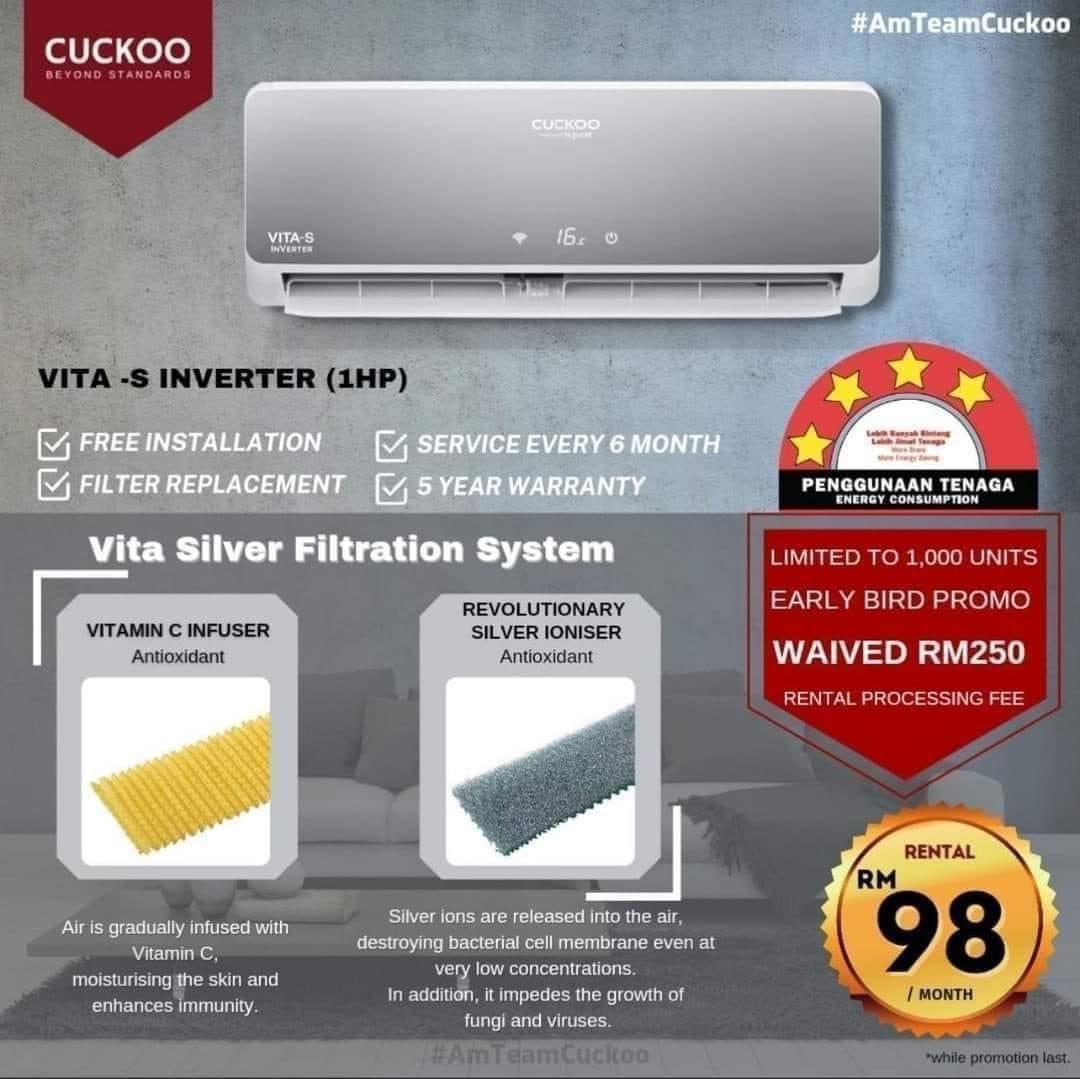 Aircond cuckoo, TV & Home Appliances, Air Conditioners & Heating on ...