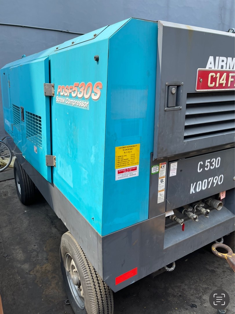 Airman 530 cfm 10 bars unit, Commercial & Industrial, Industrial ...