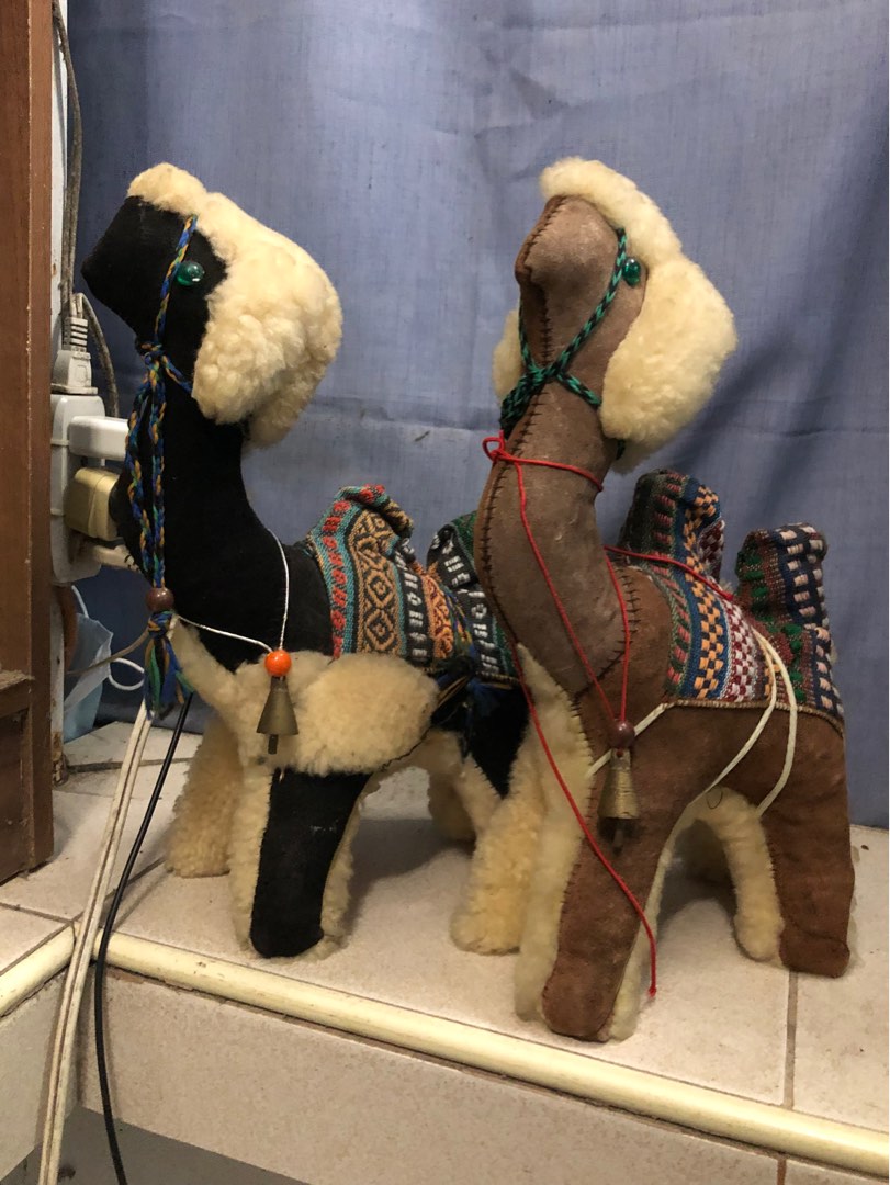 Bedouin Alpaca Vtg Doll Pair Egyptian Plush Camel, Hobbies & Toys ...