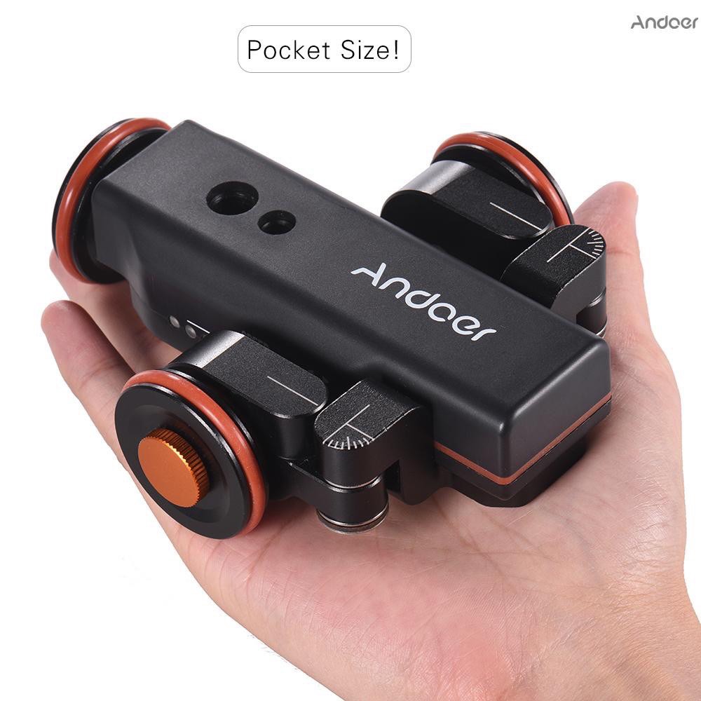 Andoer L4 PRO Motorized Camera Video Dolly with Scale Indication Electric Track Slider Wireless ...