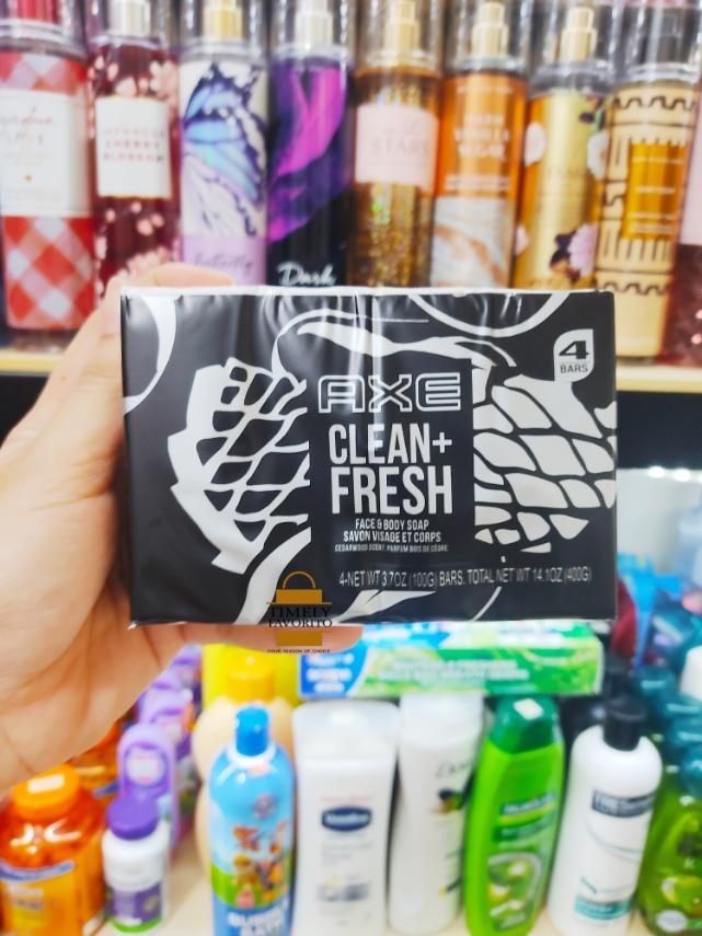 Axe Clean + Fresh Face & Body Soap 4 x 100g, Beauty & Personal Care ...