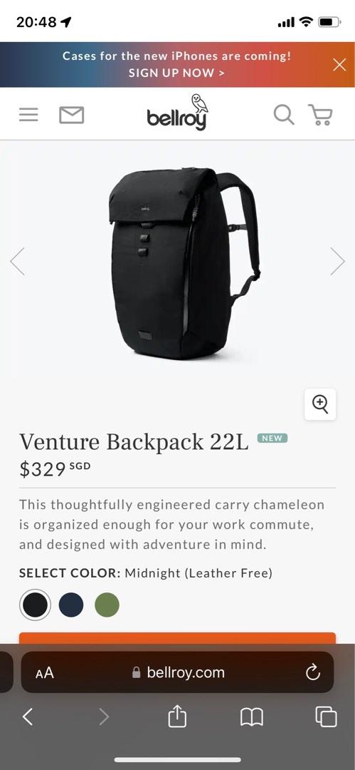Bellroy venture backpack, Men's Fashion, Bags, Backpacks on Carousell