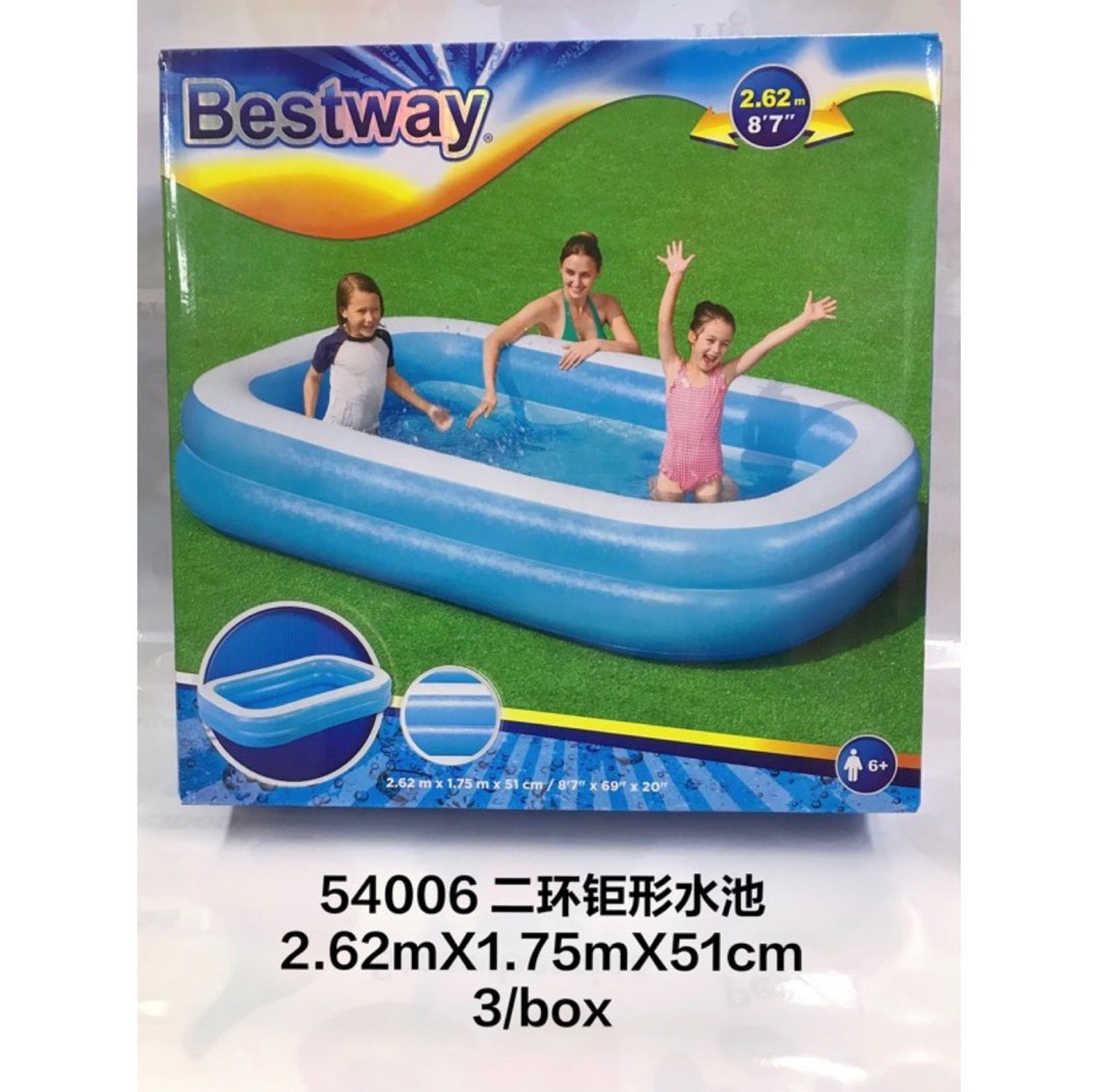 Bestway 54006 Inflated Swimming Pool, Hobbies & Toys, Toys & Games on ...
