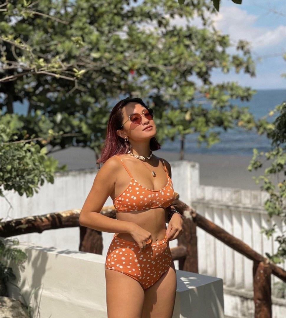 Beyond The Beach Abigail High Waist, Women's Fashion, Swimwear, Bikinis & Swimsuits on Carousell