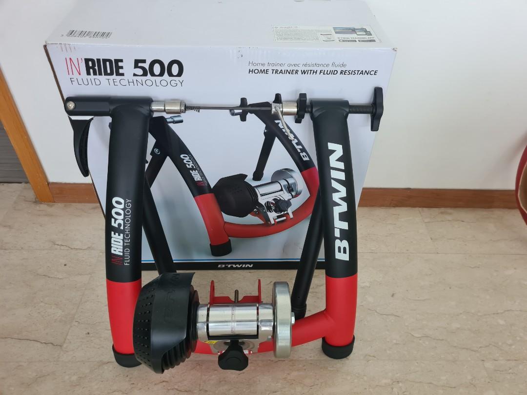 Bicycle Trainer (plus trainer wheel and front wheel riser block ...