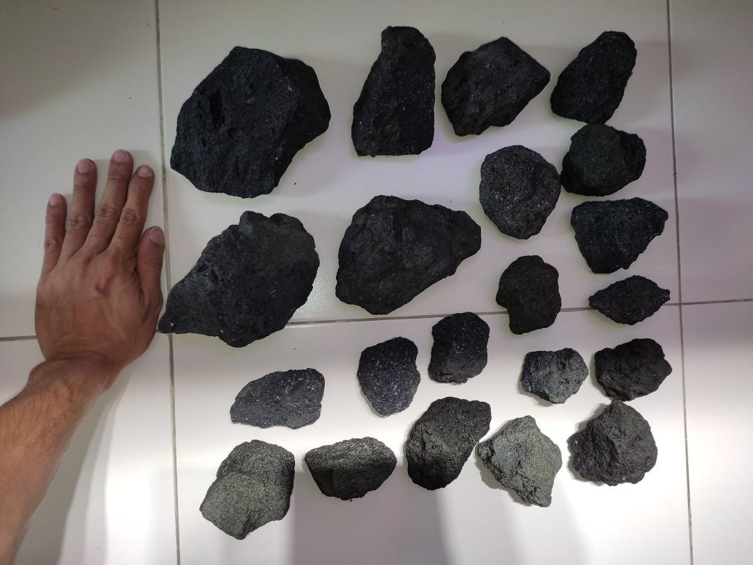 black lava rocks for aquascape terrarium paludarium vivarium planted ...