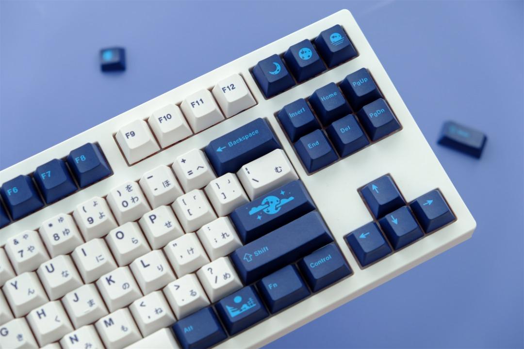 [SG Local Stock] Blue Moon Keycaps | Cherry Profile | PBT Dye-Sub ...