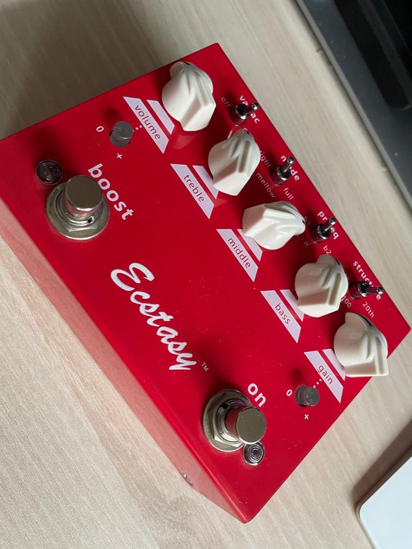 Bogner Ecstasy Red Overdrive Distortion Guitar Pedal, LYROCK brand, Hobbies & Toys, Music ...
