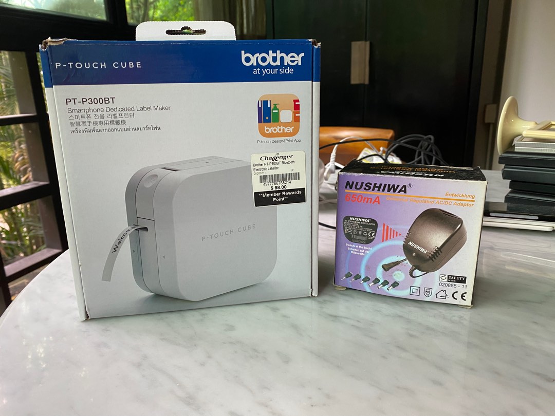 Brother P-touch Cube Label Maker Bluetooth, Computers & Tech, Printers ...