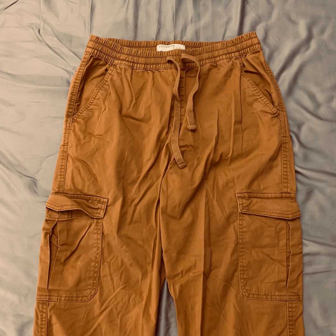 Brown cargo pants, Women's Fashion, Bottoms, Other Bottoms on Carousell