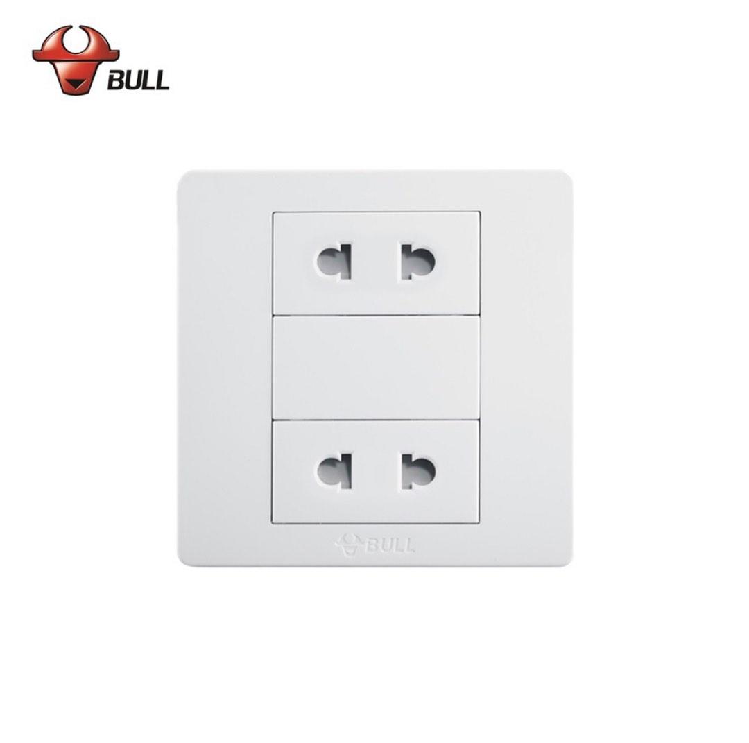 BULL 2 Gang 2-Pin Socket G06Z222, TV & Home Appliances, Electrical ...