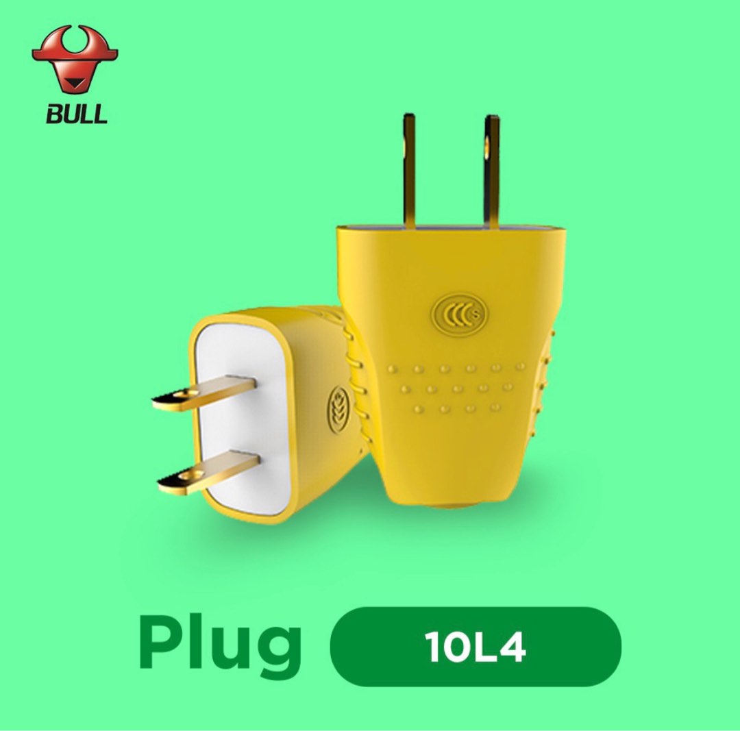 Bull Plug Unbreakable Series 250V~ 10A Designed to be safe and user ...