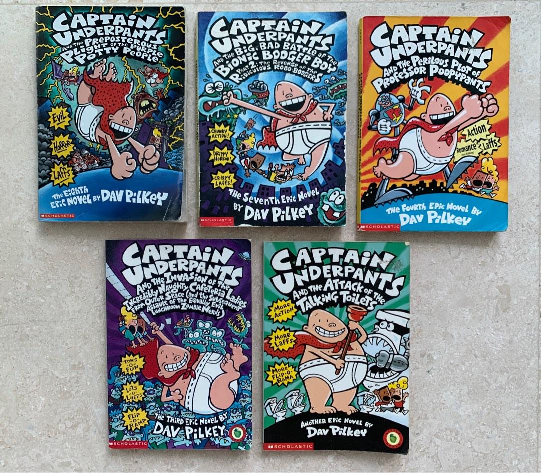 Captain Underpants books, Hobbies & Toys, Books & Magazines, Children's ...