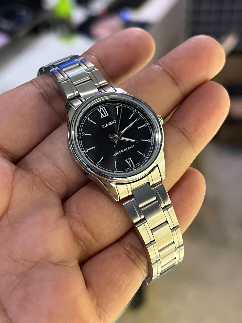 Casio Analog Stainless Steel Ladies Watch Ltp V005d 1b2 Luxury Watches On Carousell