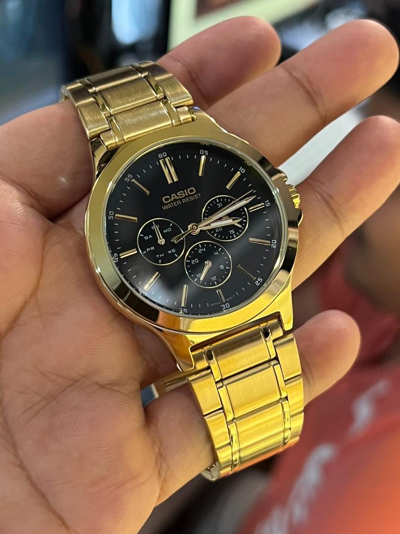 Casio Chronograph Mens Watch Mtp V300g 1a Mens Fashion Watches And Accessories Watches On