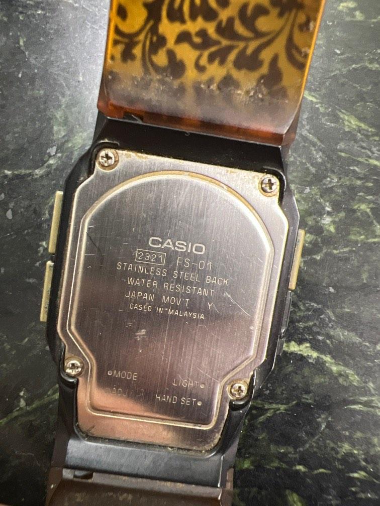 Casio Rare FS-01 Vintage, Men's Fashion, Watches & Accessories, Watches ...