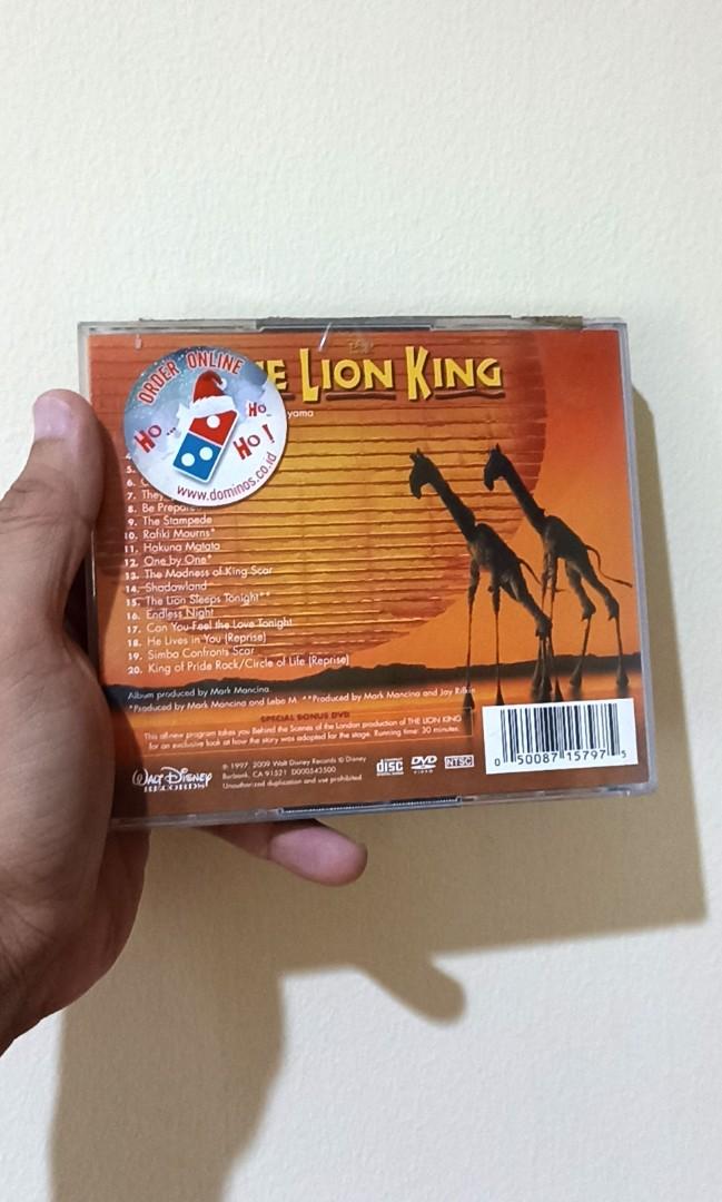 CD The Lion King Landmark Musical Event, Musik & Media, CD, DVD ...