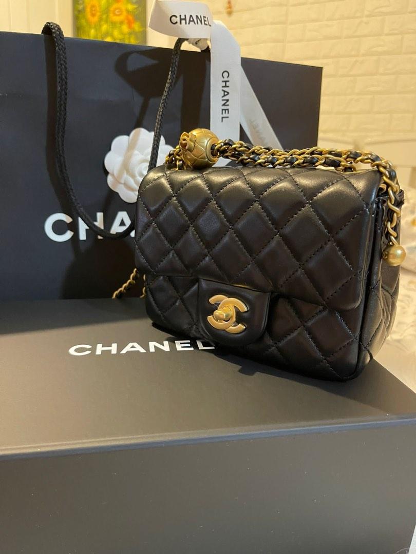 Chanel pearl crush square mini flap, Women's Fashion, Bags & Wallets ...