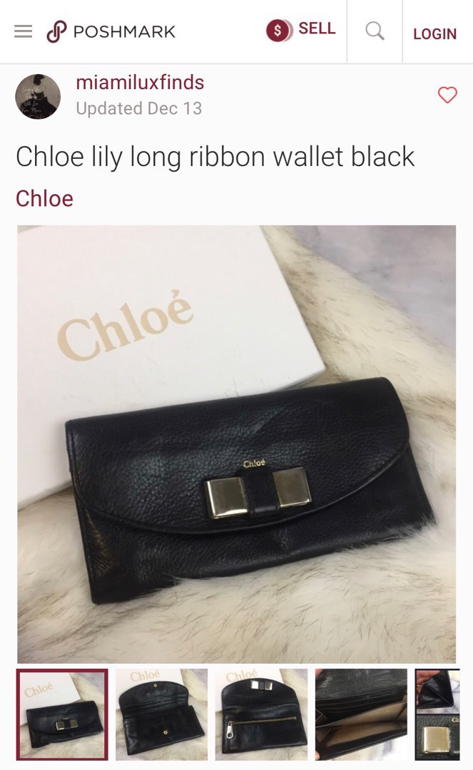 Chloe Lily Ribbon Wallet, Women's Fashion, Bags & Wallets, Wallets ...