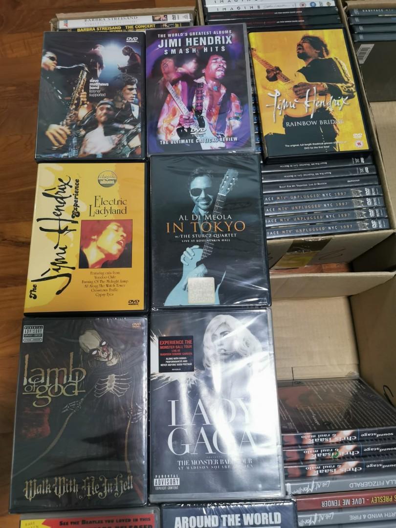 Clearance Movies DVD Music DVD Beatles Korn Avril Sabbath Elvis Lynyrd ...