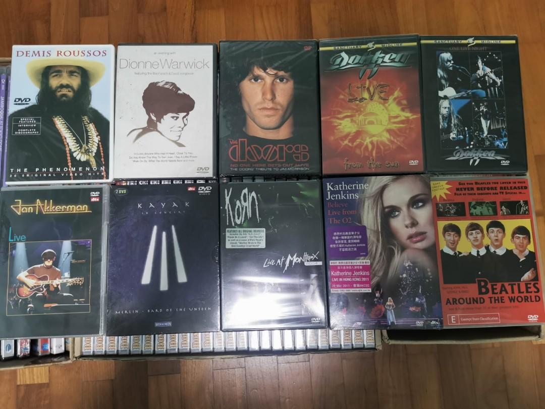 Clearance Movies DVD Music DVD Beatles Korn Avril Sabbath Elvis Lynyrd ...