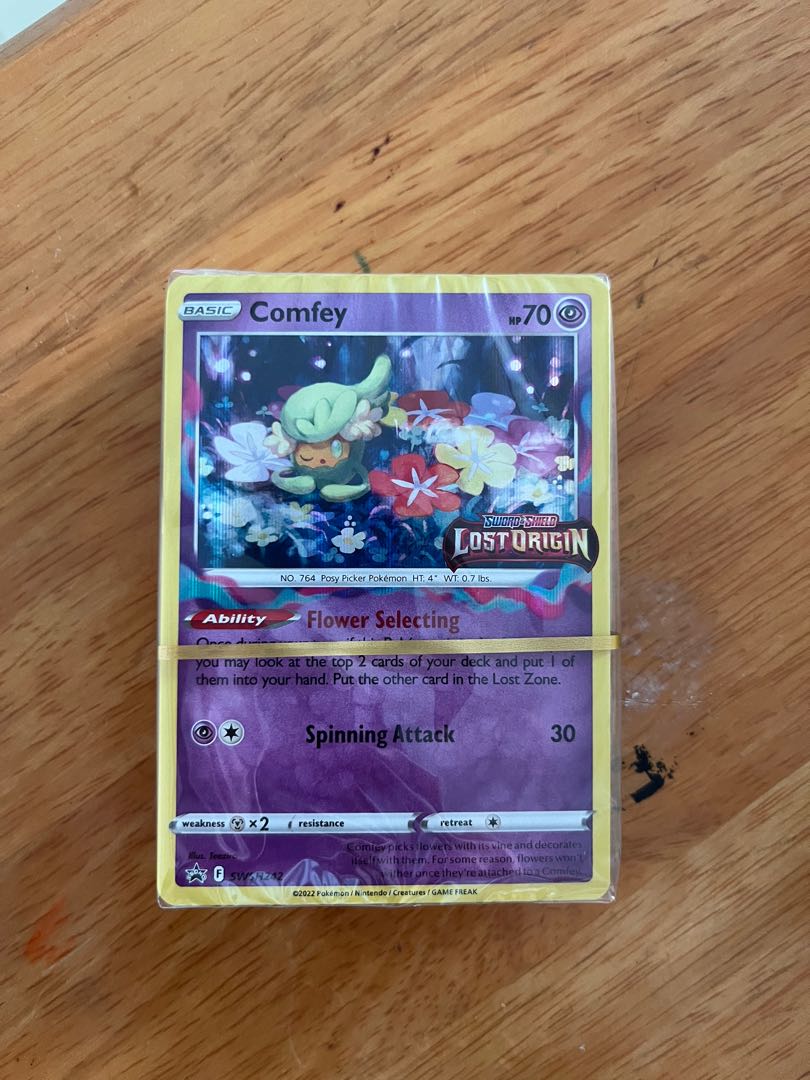COMFEY PRE RELEASE PROMO SEALED POKEMON TCG CARDS LOST ORIGINS NOT ...