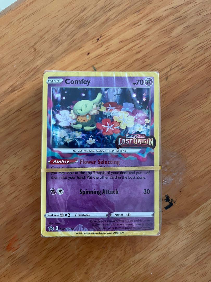 COMFEY PRE RELEASE PROMO SEALED POKEMON TCG CARDS LOST ORIGINS NOT ...