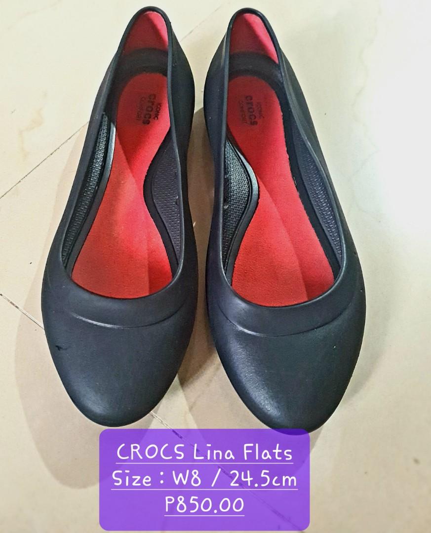 CROCS Lima Flats Size : W8 / 24.5cm, Women's Fashion, Footwear, Flats & Sandals on Carousell