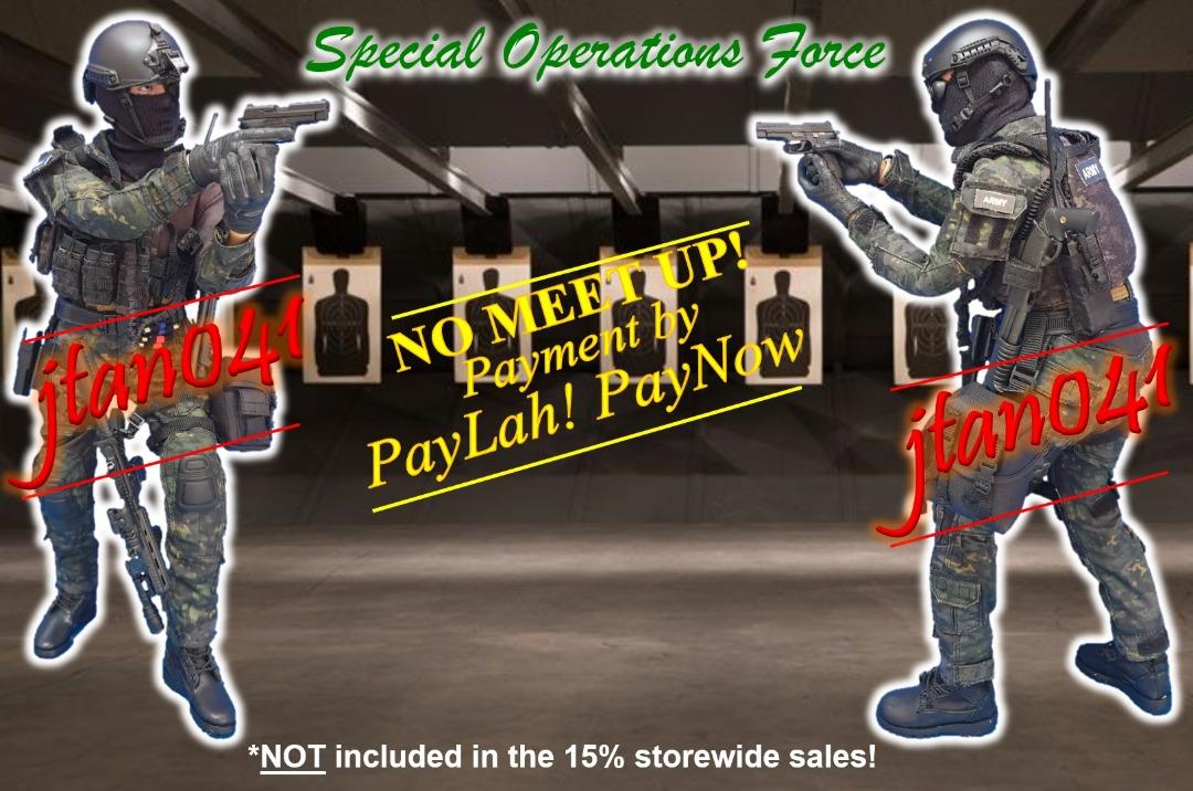 [BRAND NEW] Customisation of 1:6 scale ARMY - SPECIAL OPERATIONS FORCE ...