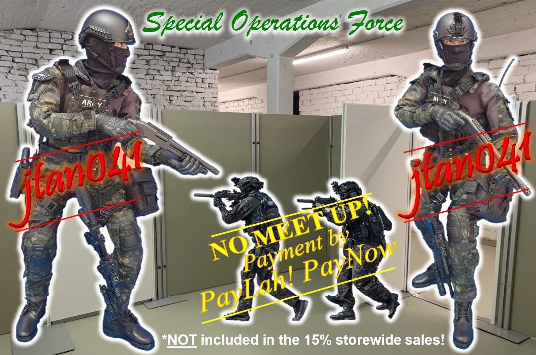 [BRAND NEW] Customisation of 1:6 scale ARMY - SPECIAL OPERATIONS FORCE ...