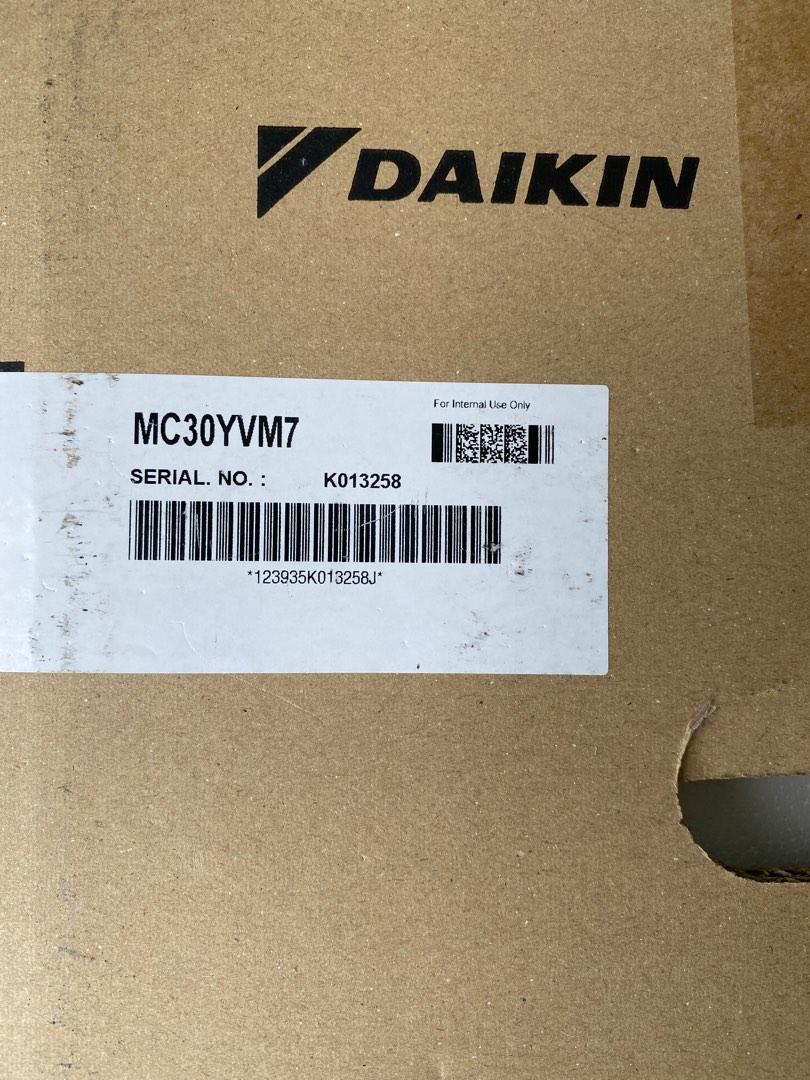 Daikin Air Purifier MC30YVM7, TV & Home Appliances, Air Purifiers ...