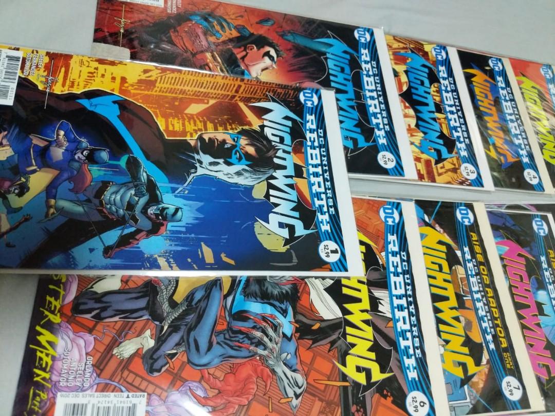 DC Rebirth Nightwing Issue 1-9, Hobbies & Toys, Books & Magazines ...