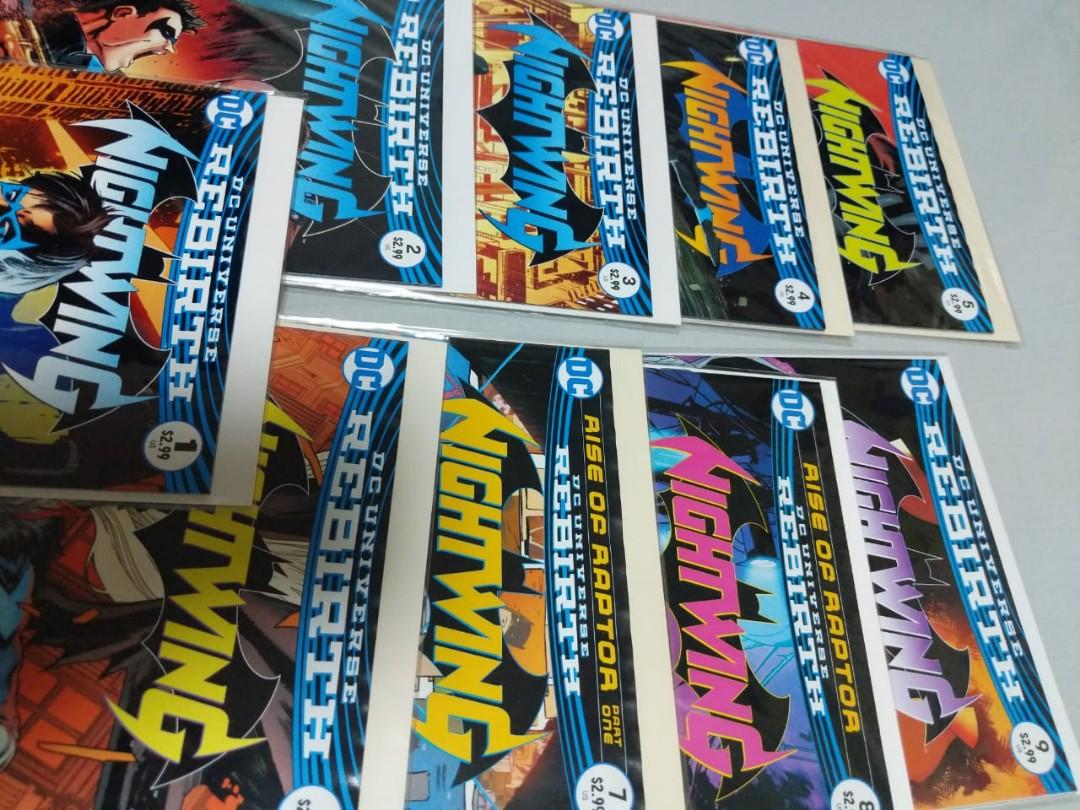 DC Rebirth Nightwing Issue 1-9, Hobbies & Toys, Books & Magazines ...