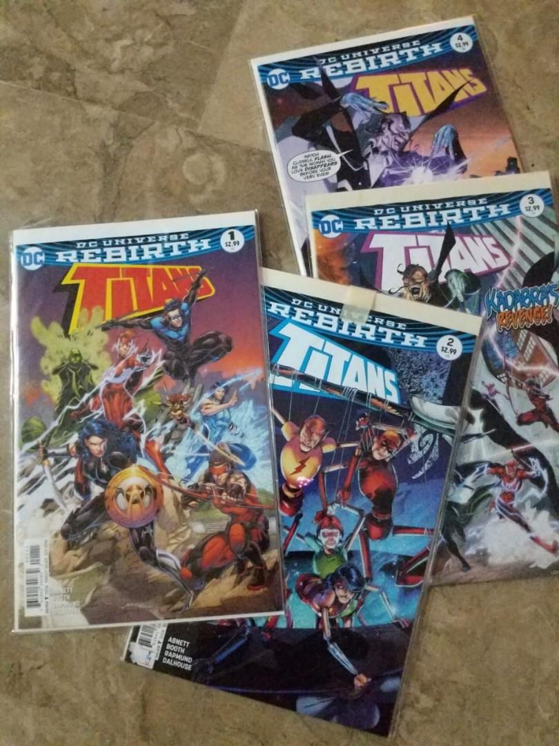 DC Rebirth Titans Issue 1-4, Hobbies & Toys, Books & Magazines, Comics ...
