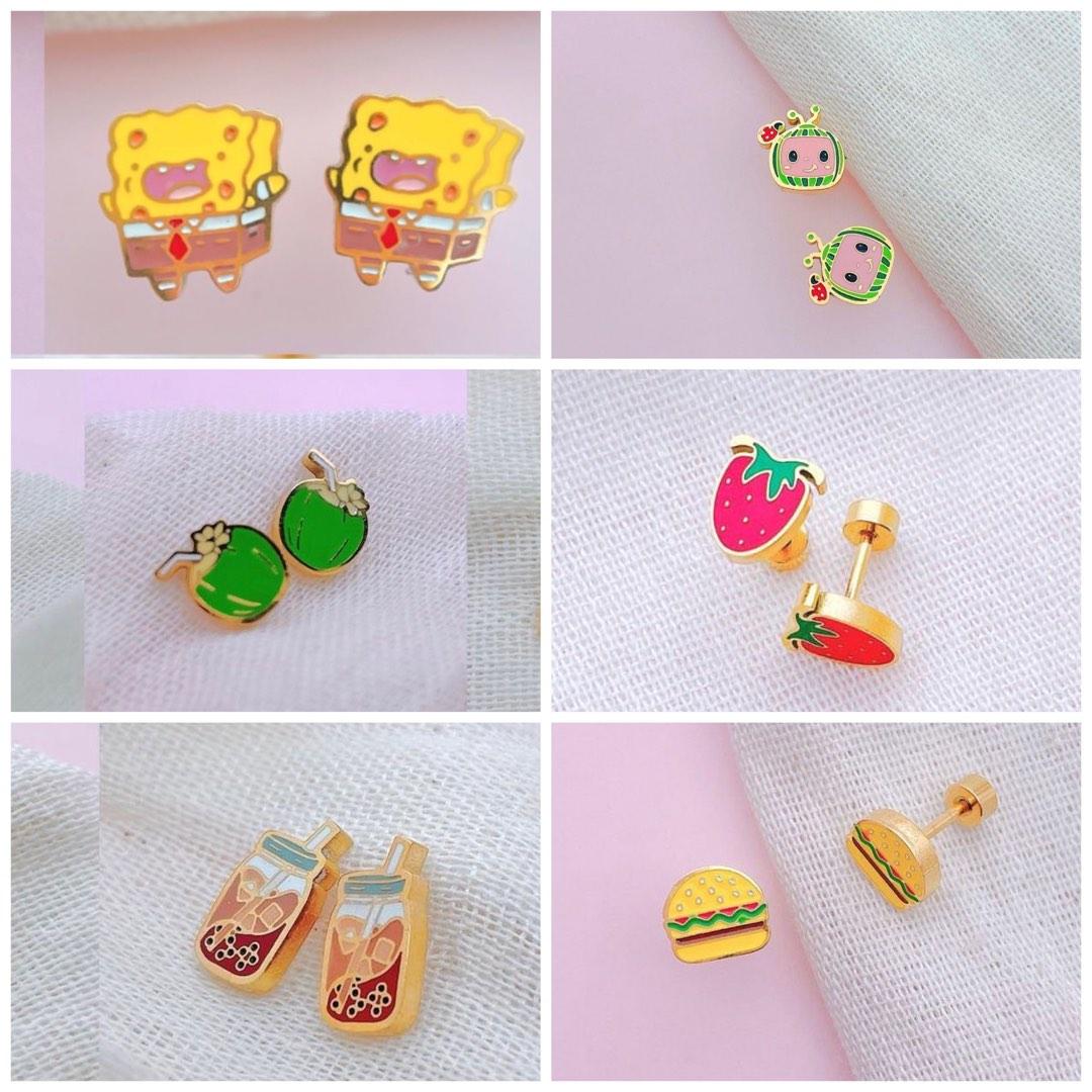 De Roscas Stainless Steel Earrings, Women's Fashion, Jewelry ...