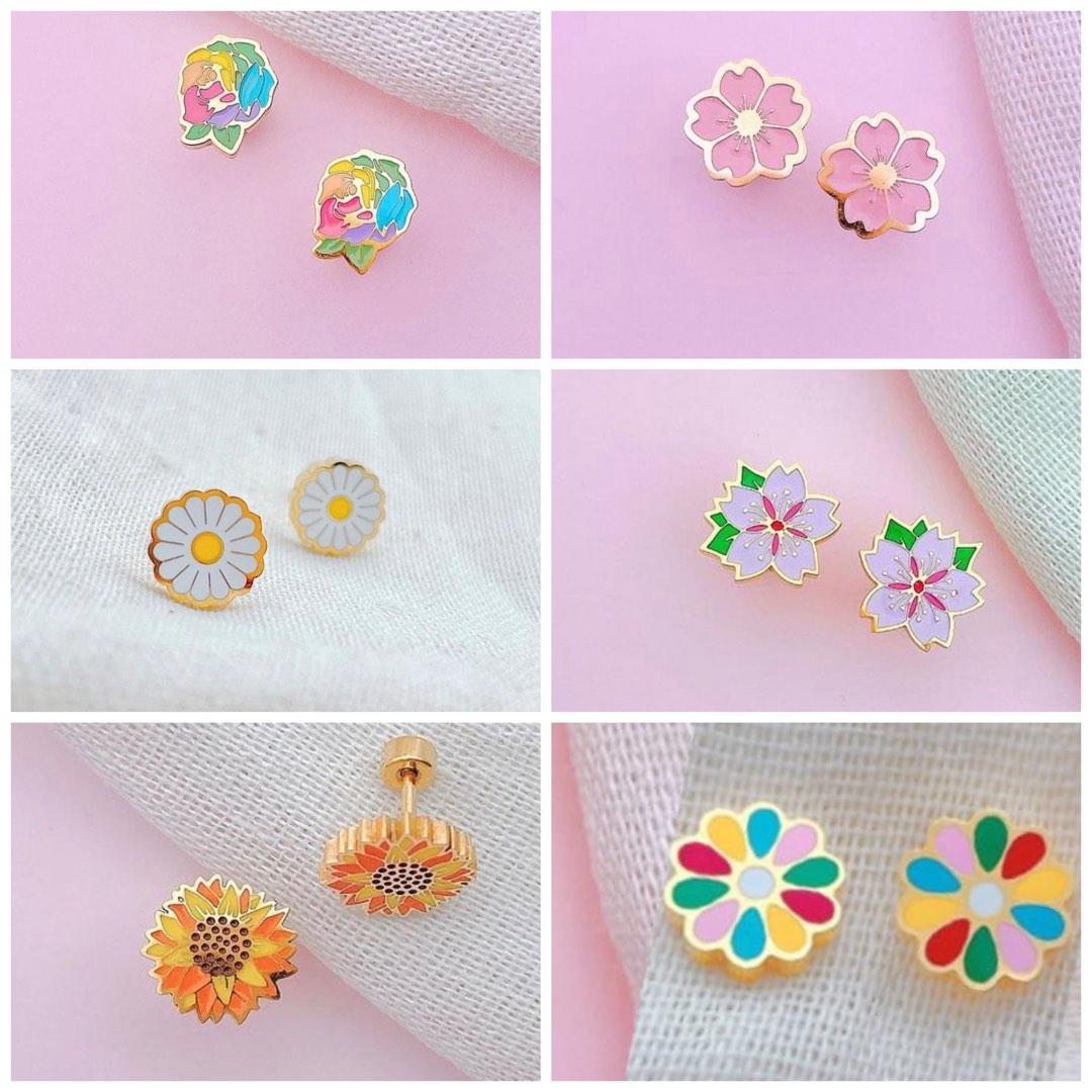 De Roscas Stainless Steel Earrings, Women's Fashion, Jewelry ...