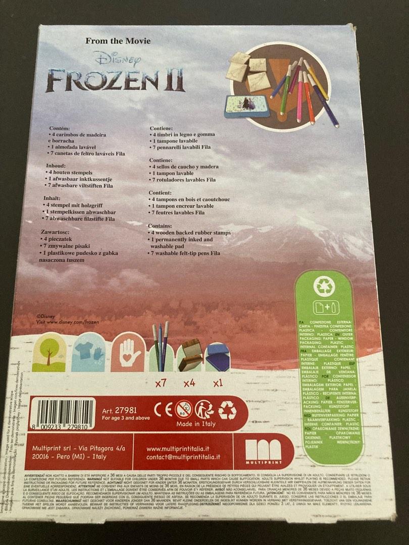 Disney Frozen - Stamp and marker set, Hobbies & Toys, Stationery ...